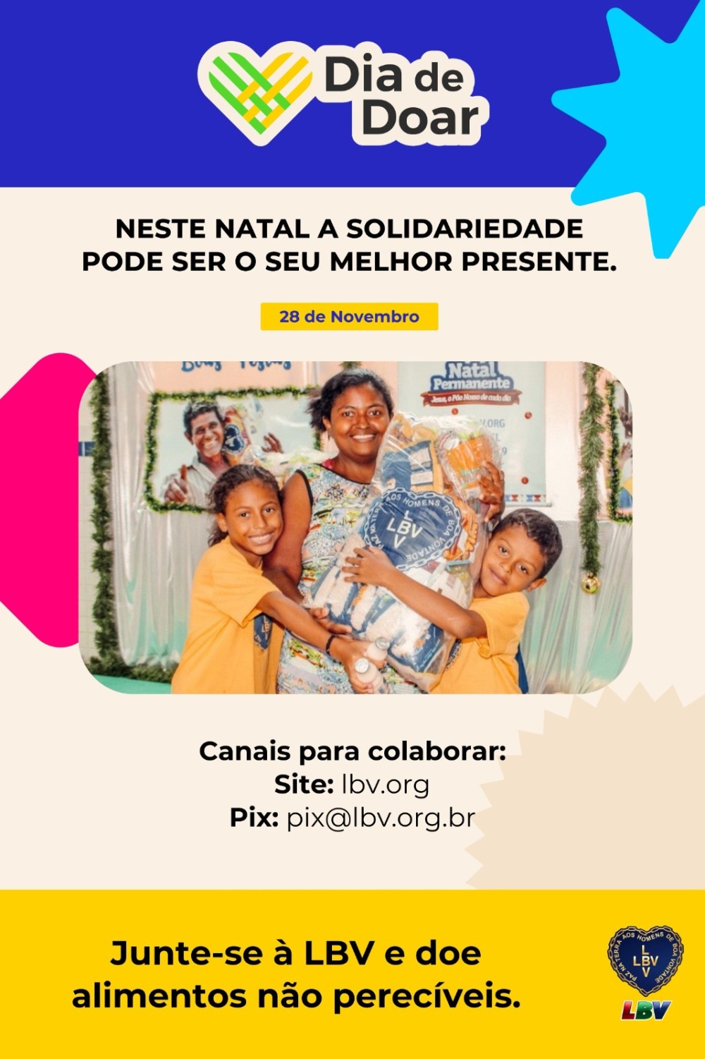 TapiraímgTV - LBV - Dia de Doar: uma data para promover a generosidade ...